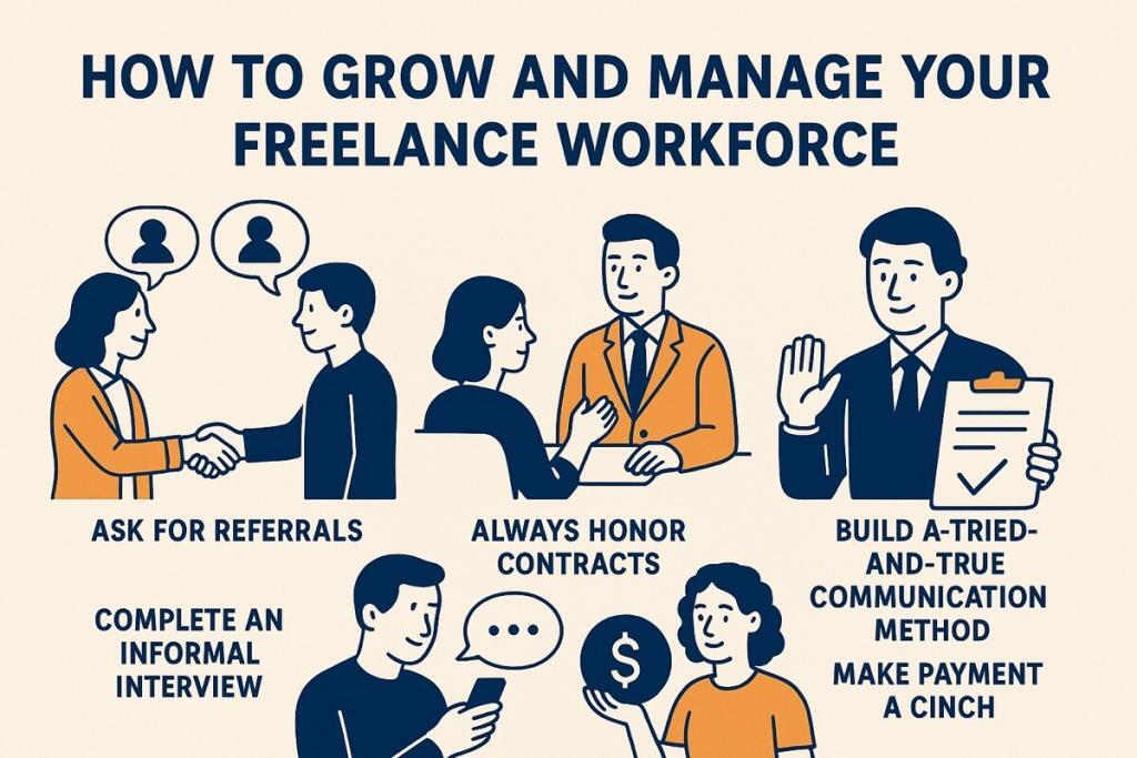 How to Grow and Manage Your Freelance Workforce