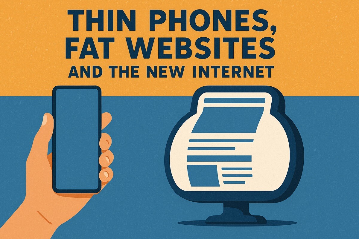Thin Phones, Fat Websites and the New Internet