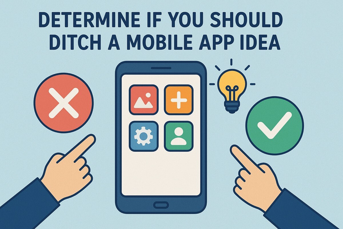 3 Questions that help Determine if You Should Ditch a Mobile App Idea
