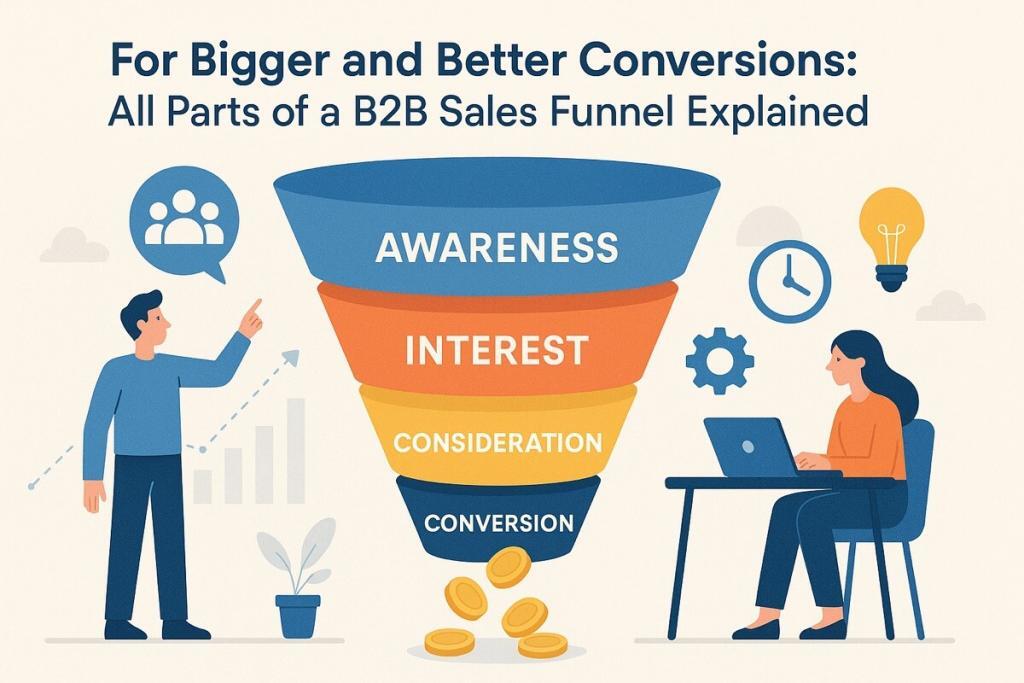 For Bigger and Better Conversions: All Parts of a B2B Sales Funnel ...