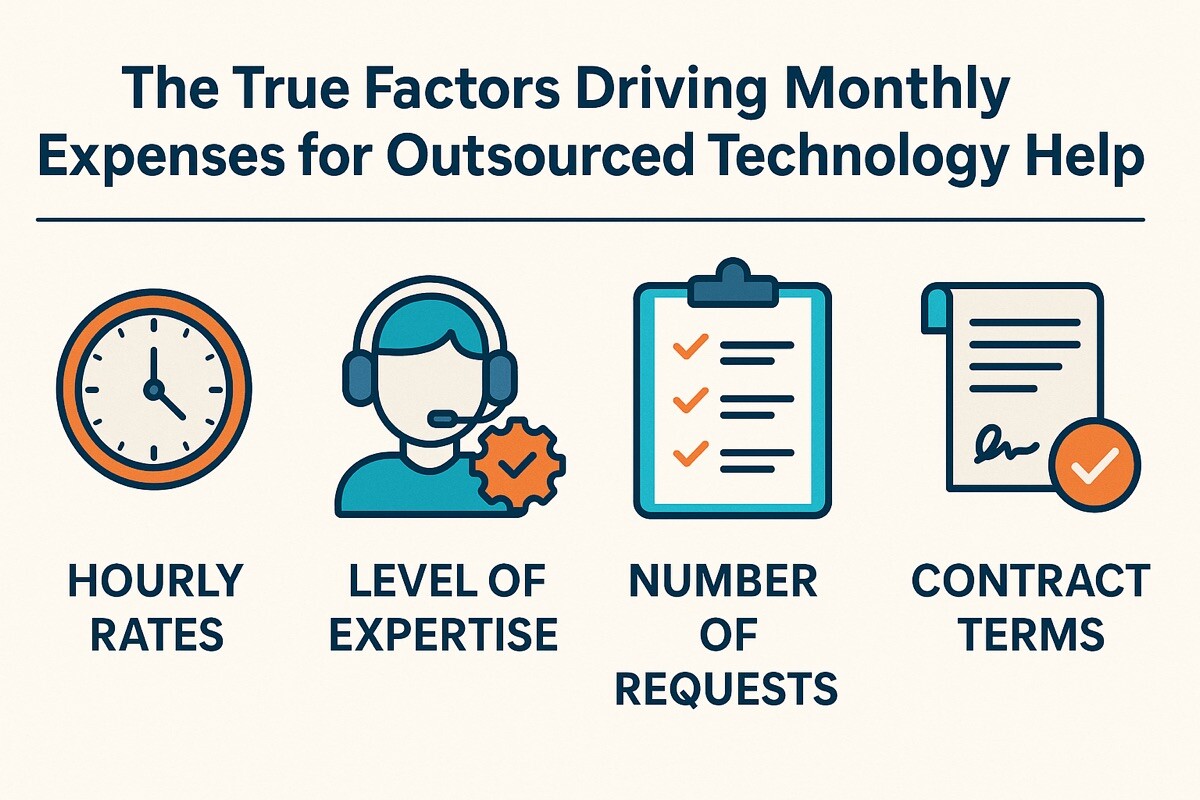 The True Factors Driving Monthly Expenses for Outsourced Technology Help