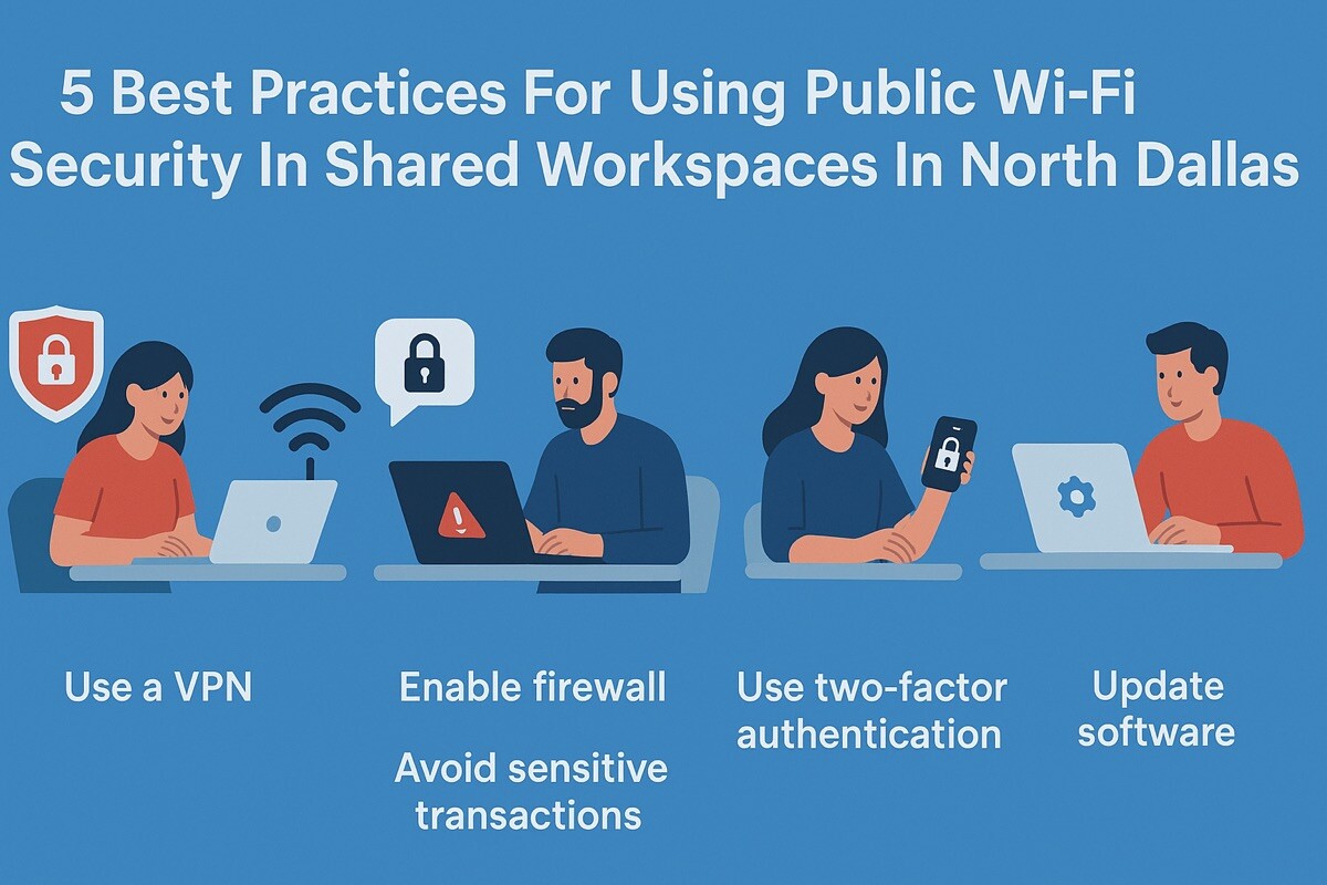 5 Best Practices For Using Public Wi-Fi Security In Shared Workspaces In North Dallas