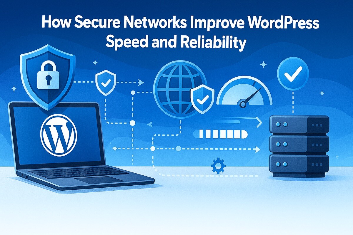 How Secure Networks Improve WordPress Speed and Reliability