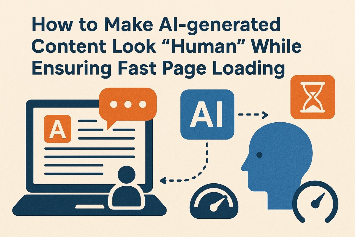 How to Make AI-generated Content Look “Human” While Ensuring Fast Page ...