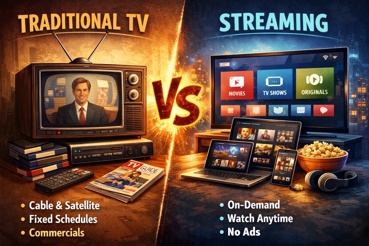 Traditional TV vs Streaming: How Viewer Habits Are Rapidly Changing